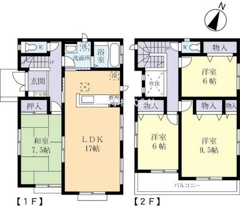 【アットホーム】つくば市 梅園2丁目 2階建 4LDK[1120630805]つくば市の一戸建て（提供元：一誠商事(株)つくば本社）｜一軒家・家の購入