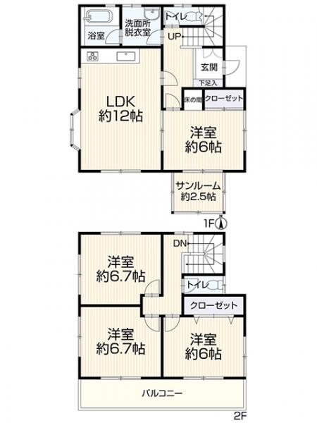 【アットホーム】高崎市 金古町 （群馬総社駅 ） 2階建 4LDK[1064262298]高崎市の中古一戸建て（提供元：(株)リプライス リプライス北関東）｜一軒家・家の購入