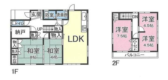 【アットホーム】四日市市 あかつき台1丁目（暁学園前駅） 2階建 5LDK[6986508517]四日市市の一戸建て（提供元：伊勢不動産販売(株)）｜一軒家・家の購入