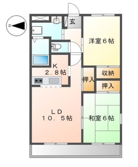 【アットホーム】姫路市 御国野町国分寺 （御着駅 ） 203 2LDK（提供元：賃貸館加古川店 ルークスター(株)）｜姫路市の賃貸アパート[1183852004]