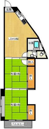 【アットホーム】高田馬場マンション 206 2LDK[6981706715]新宿区のマンション｜マンション購入の情報