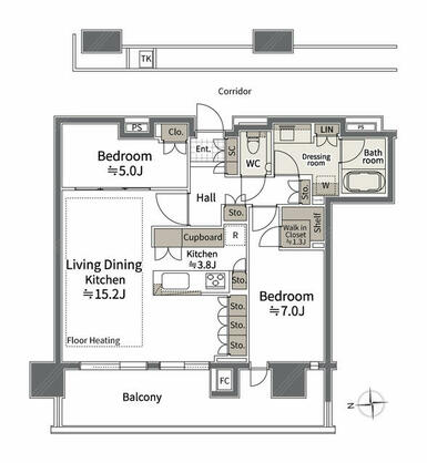 【アットホーム】HARUMI FLAG PARK－T棟 41階 2LDK[6987022924]中央区のマンション｜マンション購入の情報