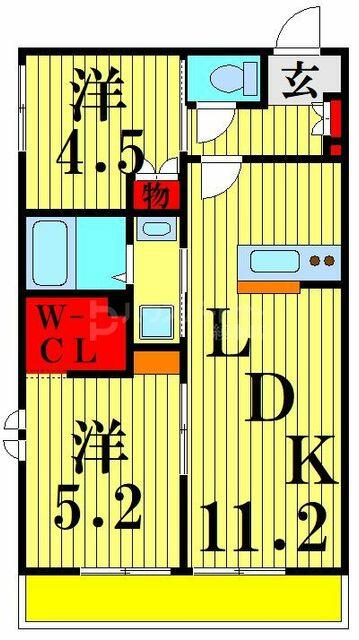 【アットホーム】（仮称）足立区一ツ家1丁目計画 205 2LDK（提供元：(株)ハウスパートナー 綾瀬店）｜足立区の賃貸アパート[1028647395]