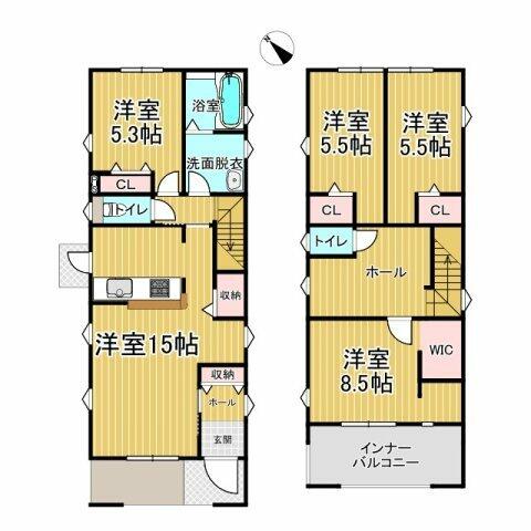 【アットホーム】長野市 箱清水3丁目 （善光寺下駅 ） 2階建 4LDK[1004518098]長野市の新築一戸建て（提供元：(株)Be‐Style）｜一軒家・家の購入