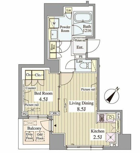 【アットホーム】セレサ日本橋堀留町 1205 1LDK（提供元：スタートライン 日本橋人形町店 スタートライングループ(株)）｜中央区の賃貸マンション[1161891204]