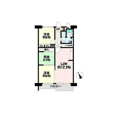 【アットホーム】矢田川パークハウス A棟 412 3LDK[6979614762]名古屋市東区の中古マンション｜マンション購入の情報