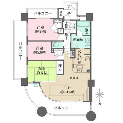 【アットホーム】グランクール河原町二条 10階 3LDK[6984313676]京都市中京区のマンション｜マンション購入の情報