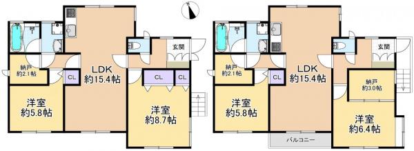 【アットホーム】練馬区 南大泉1丁目（保谷駅） 2階建 4LDK[1164387407]練馬区の一戸建て（提供元：イエステーション大泉店 (株)クリエイトライフ東京）｜一軒家・家の購入