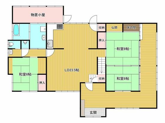 【アットホーム】久留米市 田主丸町志塚島 2階建 5LDK[9540750701]久留米市の一戸建て（提供元：アサヒ住宅情報（株））｜一軒家・家の購入