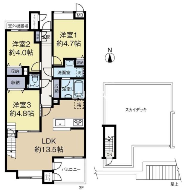 【アットホーム】ライオンズガーデンテラス千歳烏山 302 3LDK[1121268005]世田谷区のマンション｜マンション購入の情報