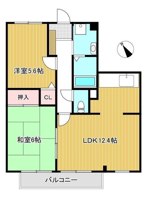 【アットホーム】フォブール津森A棟 202 2LDK（提供元：(株)サンライト）｜丸亀市の賃貸アパート[1131862410]