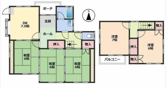 【アットホーム】北九州市八幡西区 浅川1丁目（折尾駅） 2階建 4LDK[9540780101]北九州市八幡西区の一戸建て（提供元：（株）なかやしき 小倉支店）｜一軒家・家の購入
