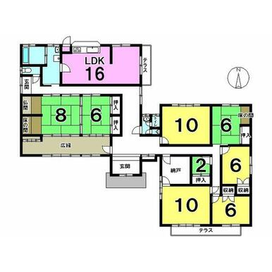 【アットホーム】佐賀市 川副町大字小々森 平屋建 8LDK[1005210877]佐賀市の中古一戸建て（提供元：ハウスドゥ 佐賀末広 (有)ツカサ）｜一軒家・家の購入