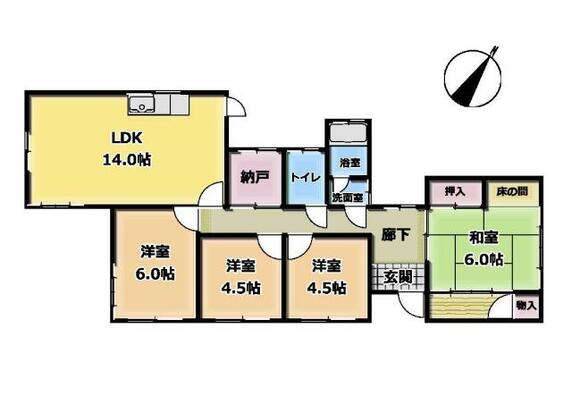 【アットホーム】阪南市 箱作（箱作駅） 平屋建 4LDK[1015200476]阪南市の一戸建て（提供元：不動産の相談室 阪南尾崎店 不動産崎山(有)）｜一軒家・家の購入
