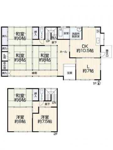 【アットホーム】高浜市 論地町2丁目 （高浜港駅 ） 2階建 6LDK[1101670003]高浜市の中古一戸建て（提供元：センチュリー21ナイトス）｜一軒家・家の購入