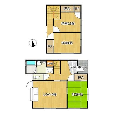 【アットホーム】菰屋TK貸家 1号室 3LDK（提供元：(株)しんわ不動産）｜荒尾市の賃貸一戸建て[6976166865]