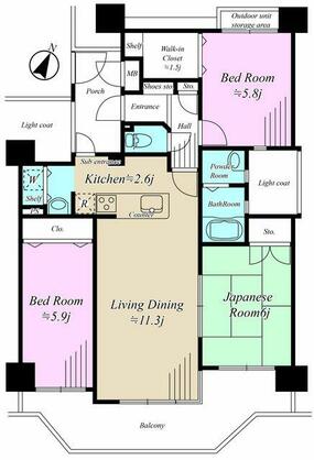【アットホーム】ベルシェ津田沼 4階 3SLDK[1028290893]船橋市のマンション｜マンション購入の情報