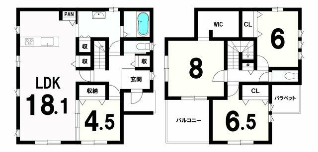 【アットホーム】鹿島市 大字納富分 （肥前浜駅 ） 2階建 4LDK[1019681977]鹿島市の新築一戸建て（提供元：ハウスドゥ 佐賀大財通り (同)ヘルスケアマネジメント協会）｜一軒家・家の購入