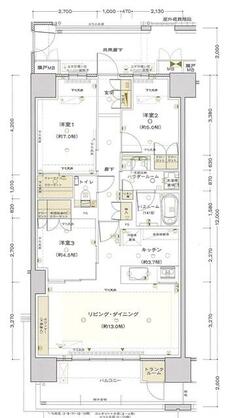 【アットホーム】PREMIST 郡山Green Marks 502 3LDK[6988013875]郡山市のマンション｜マンション購入の情報