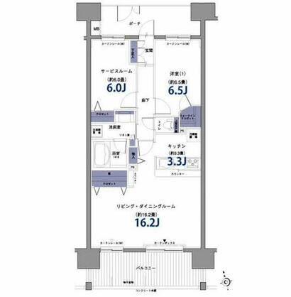 【アットホーム】レーベンヴィラ郡山若葉町 13階 2LDK[6986243804]郡山市のマンション｜マンション購入の情報
