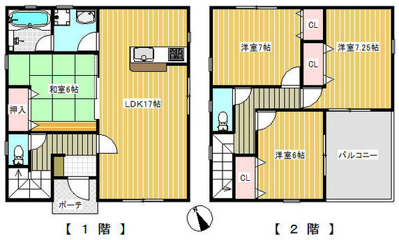 【アットホーム】長崎市 葉山1丁目 2階建 4LDK[6986712479]長崎市の一戸建て（提供元：(株)アスキーハウジング）｜一軒家・家の購入