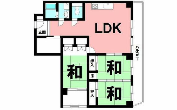 【アットホーム】キクマンション騎射場 10階 3SLDK[1019725477]鹿児島市のマンション｜マンション購入の情報