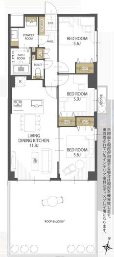 【アットホーム】サウスヒルズ横浜弘明寺 205 3LDK[1081618389]横浜市南区の中古マンション｜マンション購入の情報