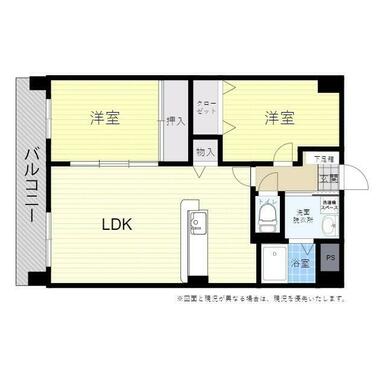【アットホーム】フローラ中島西 103 2LDK（提供元：お部屋ラボ 大分駅上野の森口店（(株)豊後企画集団））｜大分市の賃貸マンション[1074851689]