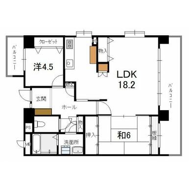 【アットホーム】ライオンズマンション金沢十間町 502 2LDK[1020559986]金沢市の中古マンション｜マンション購入の情報