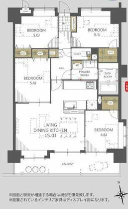 【アットホーム】エバ－ライフ久留米中央II 5階 4LDK[1189246815]久留米市のマンション｜マンション購入の情報