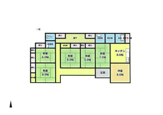 【アットホーム】栗原市 栗駒稲屋敷笊屋敷（くりこま高原駅） 平屋建 6LDK[6985358485]栗原市の一戸建て（提供元：(同)空き屋不動産）｜一軒家・家の購入