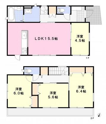 【アットホーム】草加市 原町1丁目（獨協大学前駅） 2階建 4LDK[1170387905]草加市の一戸建て（提供元：(株)ホームプラザ 足立支店）｜一軒家・家の購入