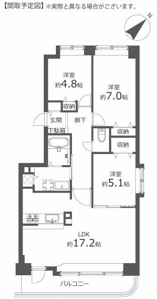 【アットホーム】リーベスト宮の沢 308 3LDK[6986581332]札幌市西区のマンション｜マンション購入の情報