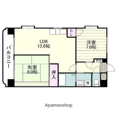 【アットホーム】プレジデント下荒田 101 2LDK（提供元：アパマンショップ鹿児島店 MBC開発 株式会社）｜鹿児島市の賃貸マンション[1170566803]
