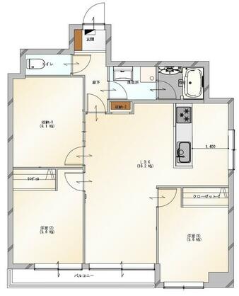 【アットホーム】ネオハイツ新町 2階 3LDK[6980296301]熊本市中央区のマンション｜マンション購入の情報