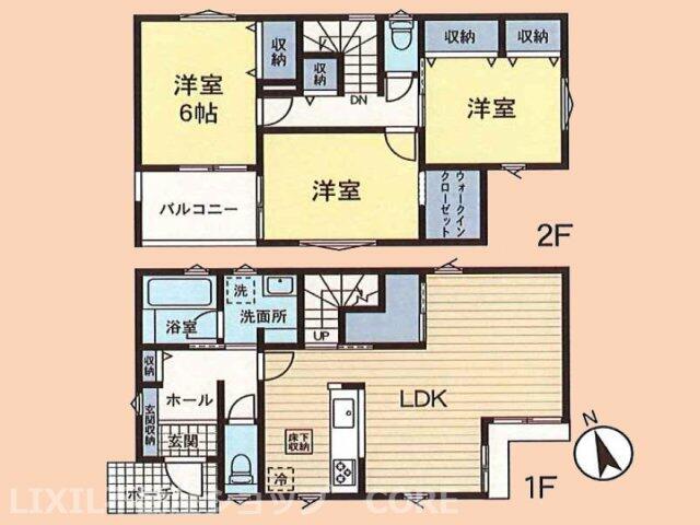 【アットホーム】座間市 西栗原1丁目 （かしわ台駅 ） 2階建 3LDK[1006254297]座間市の新築一戸建て（提供元：LIXIL不動産ショップ (株)CORE）｜一軒家・家の購入