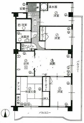 【アットホーム】ロイヤルハイツ別府 201号 4LDK[6985400046]別府市のマンション｜マンション購入の情報