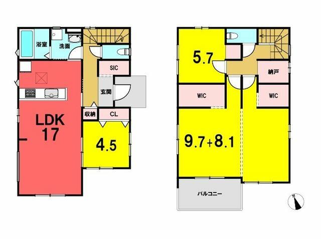 【アットホーム】福島市 笹谷字南一本松 （笹谷駅 ） 2階建 3SLDK[1028004793]福島市の新築一戸建て（提供元：(株)ユメノミライズ ハウスドゥ福島御山）｜一軒家・家の購入
