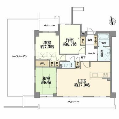 【アットホーム】グローリアス平針第二 4階 3LDK[1046893276]名古屋市天白区の中古マンション｜マンション購入の情報