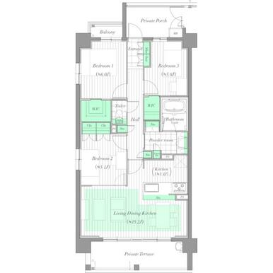 【アットホーム】ダイアパレス八事柏木町 201 3LDK[6982843610]名古屋市瑞穂区の中古マンション｜マンション購入の情報