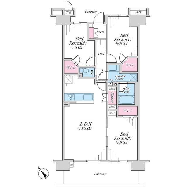 【アットホーム】茅ヶ崎市 萩園（茅ケ崎駅） 4階 3LDK[0645011201]茅ヶ崎市のマンション｜マンション購入の情報