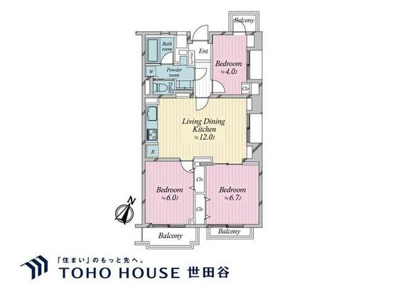 【アットホーム】ポピット柿の木坂 3階 3LDK[1018968979]目黒区のマンション｜マンション購入の情報