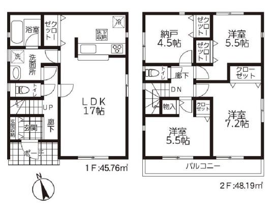 【アットホーム】横浜市瀬谷区 三ツ境 （三ツ境駅 ） 2階建 3LDK[1100556003]横浜市瀬谷区の新築一戸建て（提供元：センチュリー21ヨコハマ地所）｜一軒家・家の購入