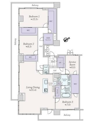 【アットホーム】ザ・エンブル七間町 27階 3SLDK[1032471587]静岡市葵区のマンション｜マンション購入の情報