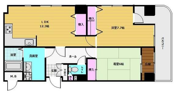 【アットホーム】グラン・ドムール丹波口 901 2LDK[6977650707]京都市下京区のマンション｜マンション購入の情報