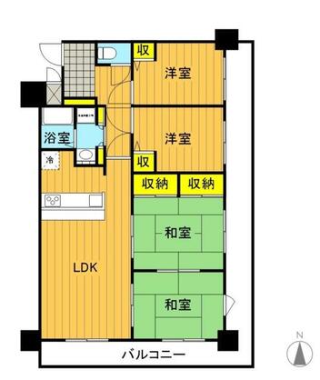 【アットホーム】チサンマンション虎丸町 6階 4LDK[1006550397]郡山市のマンション｜マンション購入の情報