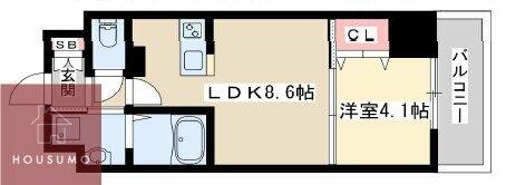 【アットホーム】プライムコート神崎川 302 1LDK（提供元：(株)Rリビングカンパニー HOUSUMO江坂店）｜大阪市淀川区の賃貸マンション[1000661799]