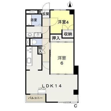 【アットホーム】ヴィラ・ノーバ 603 2LDK（提供元：おうち家不動産(株)）｜岡山市南区の賃貸マンション[1138442410]