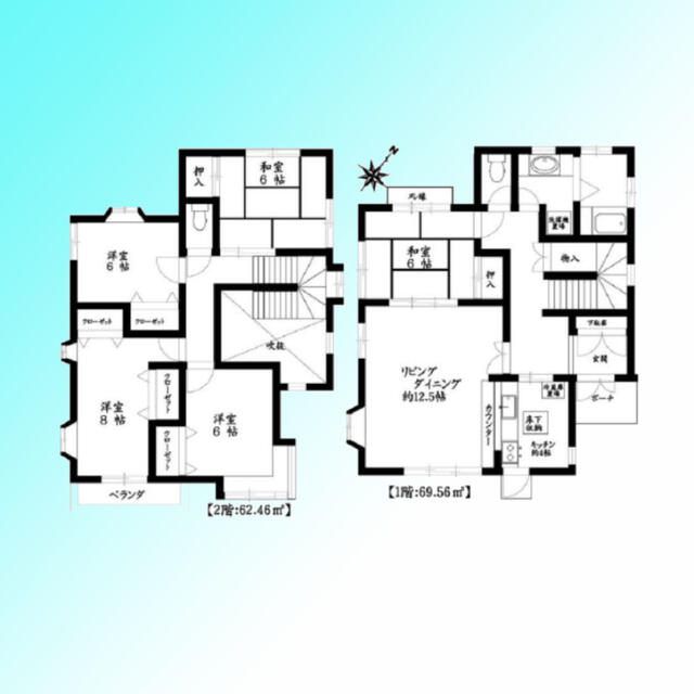 【アットホーム】さいたま市緑区 大字中尾 （東浦和駅 ） 2階建 5LDK[1176265503]さいたま市緑区の中古一戸建て（提供元：(株)エステート白馬 南浦和店）｜一軒家・家の購入