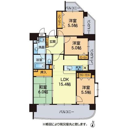 【アットホーム】ダイアパレスグランデージ大江 403 4LDK[1121178505]熊本市中央区のマンション｜マンション購入の情報